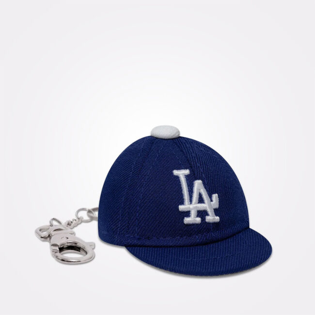 New Era LA Dodgers MLB Mini Cap Dark Blue Key Chain
