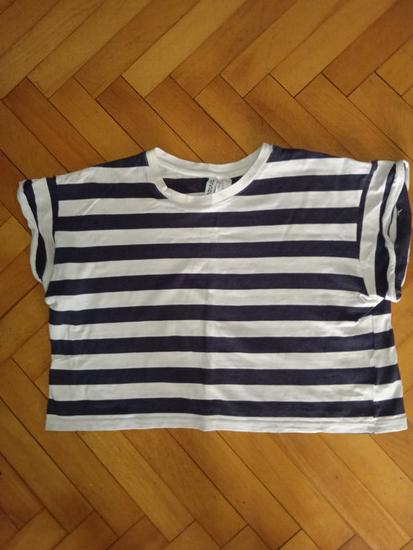 crop top majica na pruge
