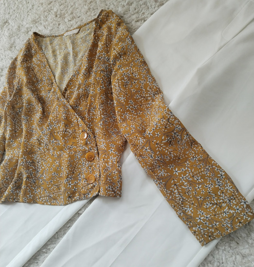    H&M ☆ boho bluza ☆ 100% Viskoza ☆ Vel M ☆