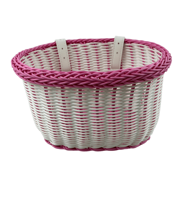 Korpa za bicikl roze