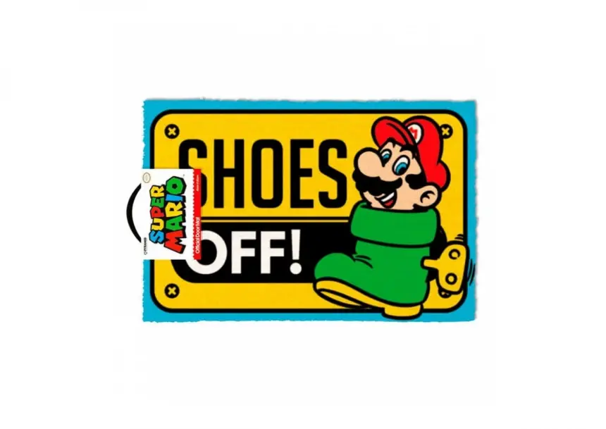Super Mario - Shoes Off Doormat