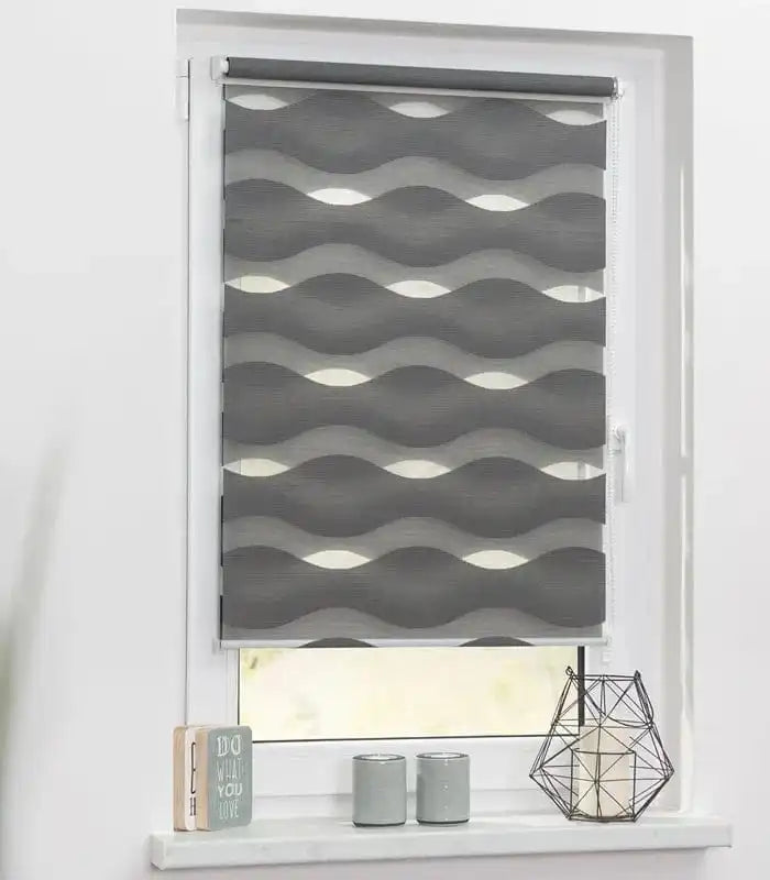 Zebra zavesa siva 85x150cm