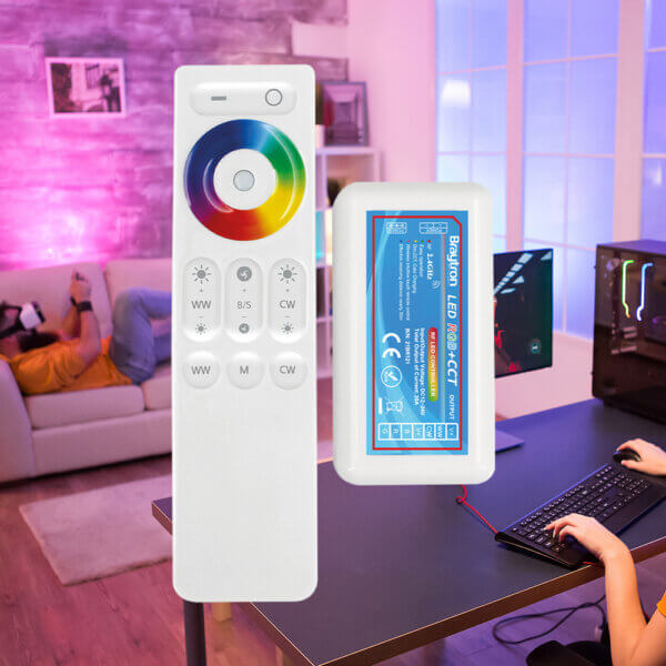 RGB kontroler 480W RMT 12/24VDC-5CHN