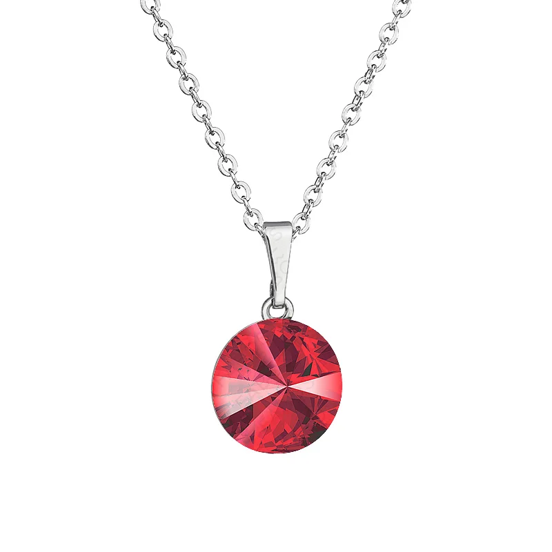Ogrlica Rivoli 12mm Light Siam Crystal Swarovski