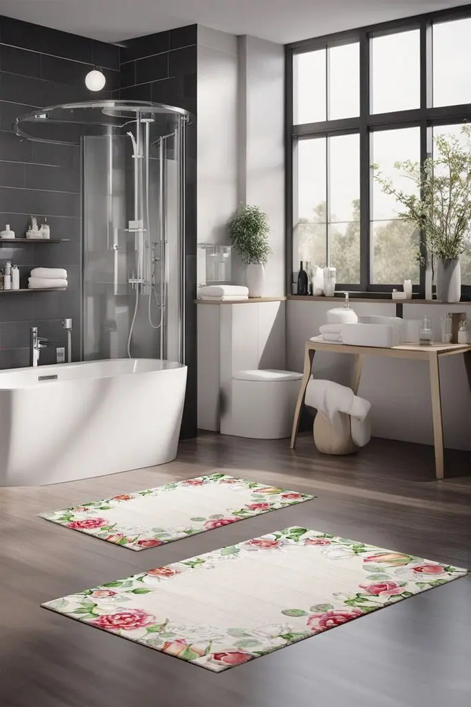 L'essentiel Maison Set Podloga za kupatilo CT-5220, Šareni