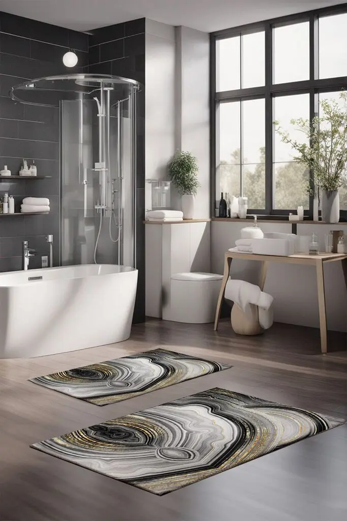 L'essentiel Maison Set Podloga za kupatilo CT-5025, Šarena
