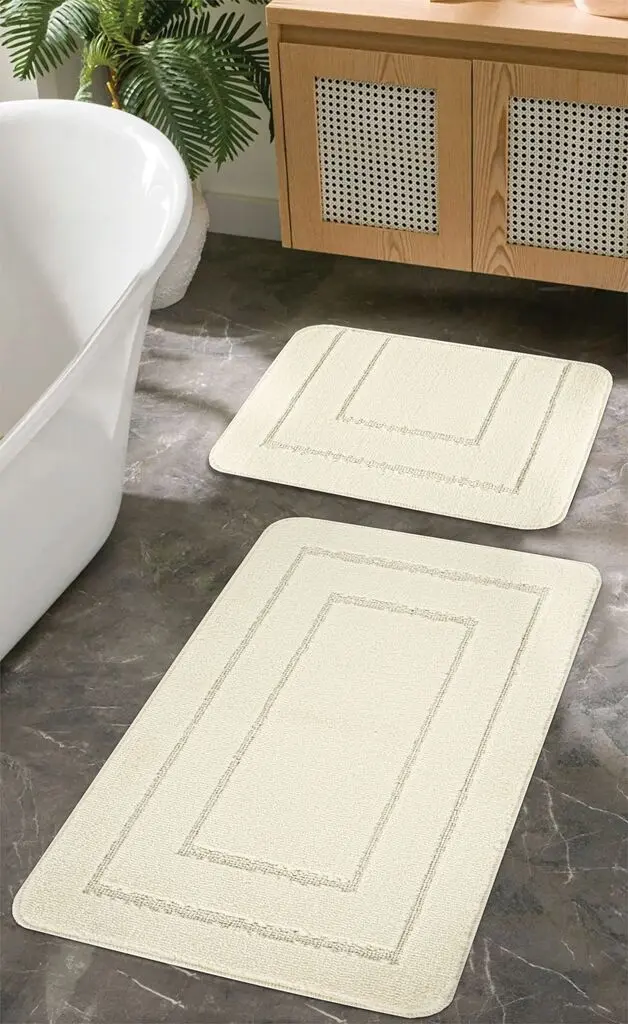 L'essentiel Maison Set Podloga za kupatilo Cerceve, Krem