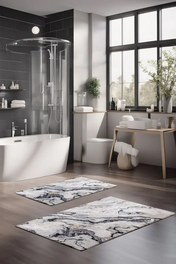 L'essentiel Maison Set Podloga za kupatilo CT-5021, Šarena