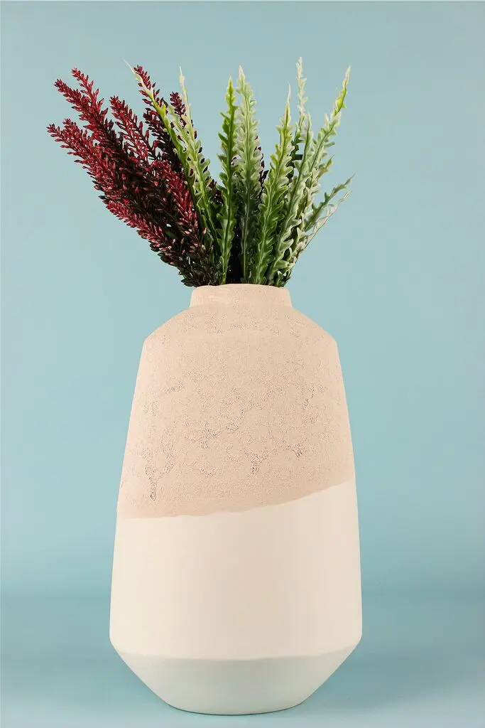 Aberto Design Dekorativna vaza BK001, Bež