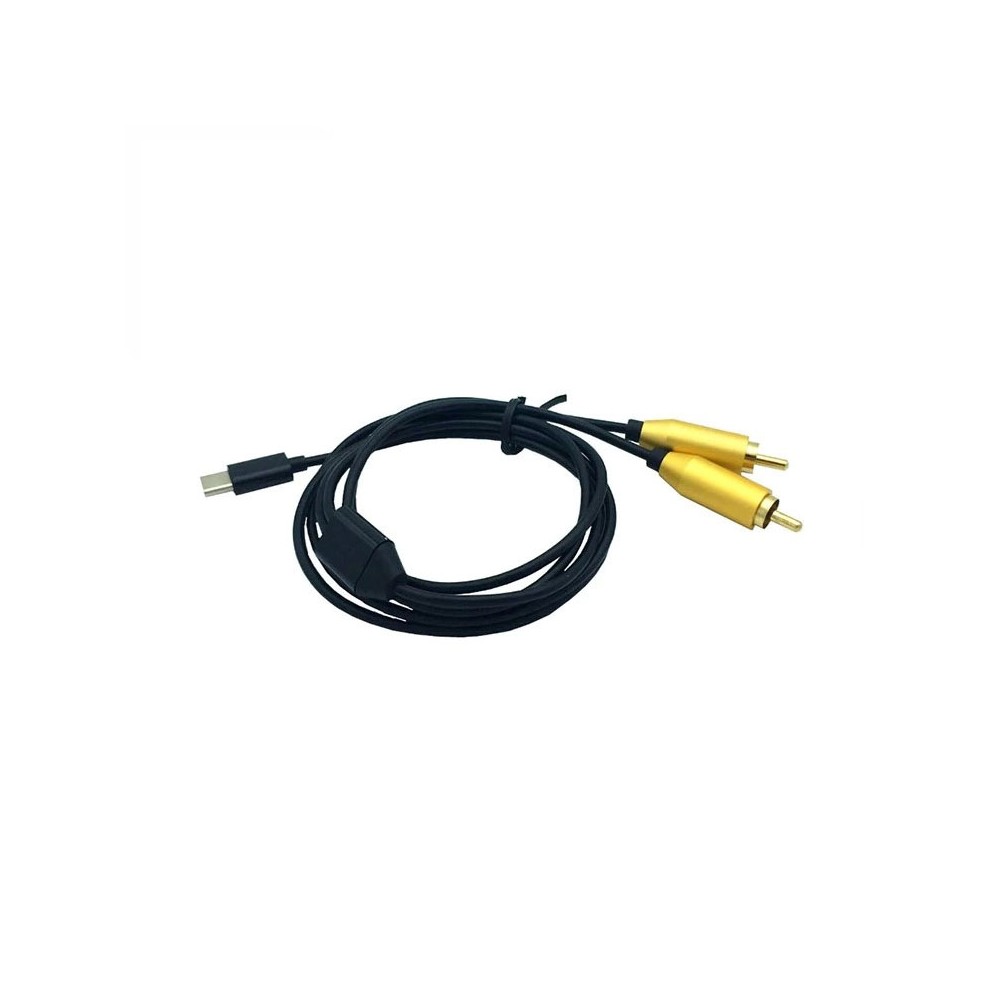 Kabl USB CM-2XRCA 0.8m