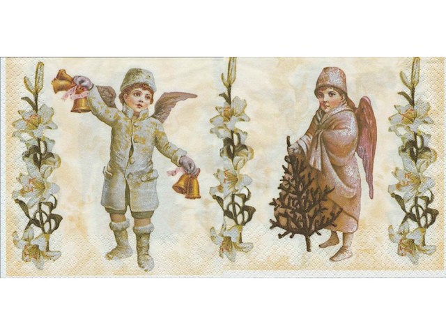 Salveta POV54_644 - 33x33cm Anđeli Nostalgija