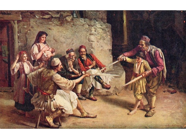 P. Jovanović. Mačevanje.