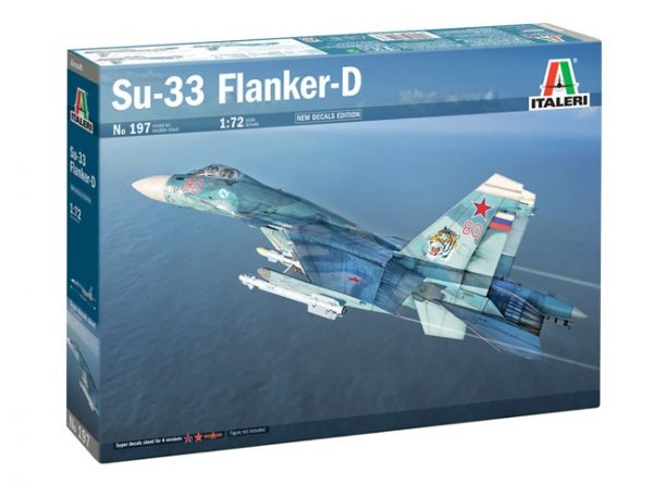 ITALERI 1/72 Su-33 Flanker-D (novi dekali!)