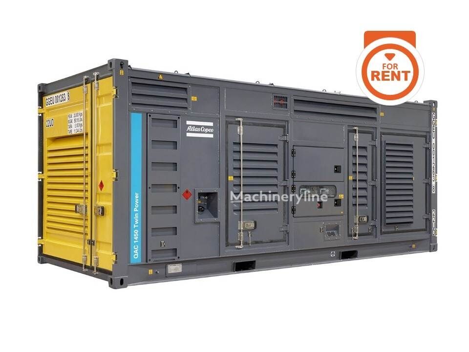 Atlas Copco QAC 1450 Twin Power (RENTAL) diesel generator
