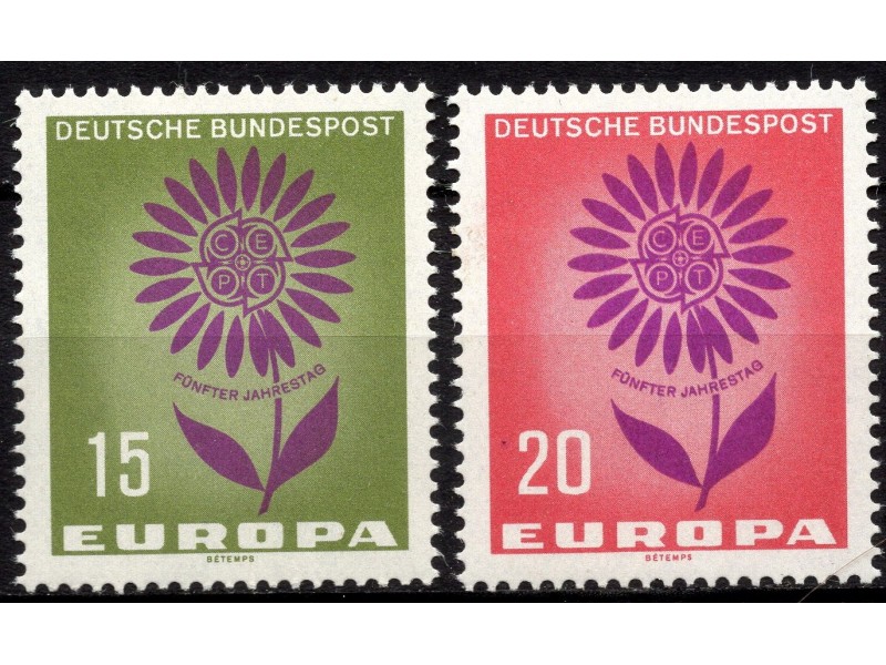 Nemačka BRD 1964. Komplet serija, CEPT