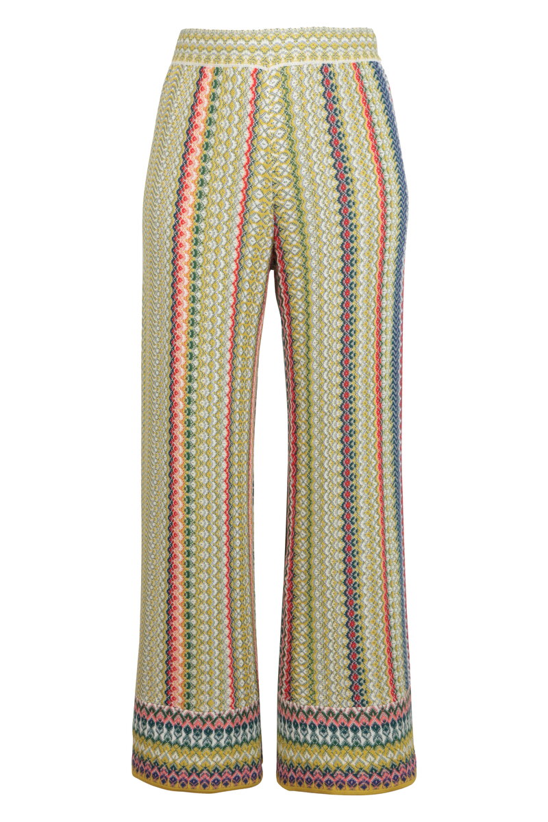 Pletene Pantalone, Retro Crochet Motiv