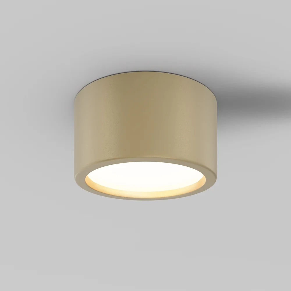 Maytoni Hydra nadgradna rasveta mat zlatna 3000K 1x15W 120°