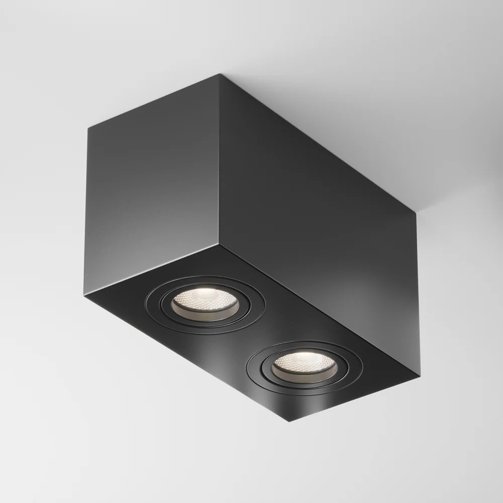 Maytoni Atom nadgradna rasveta crna GU10 2x10W