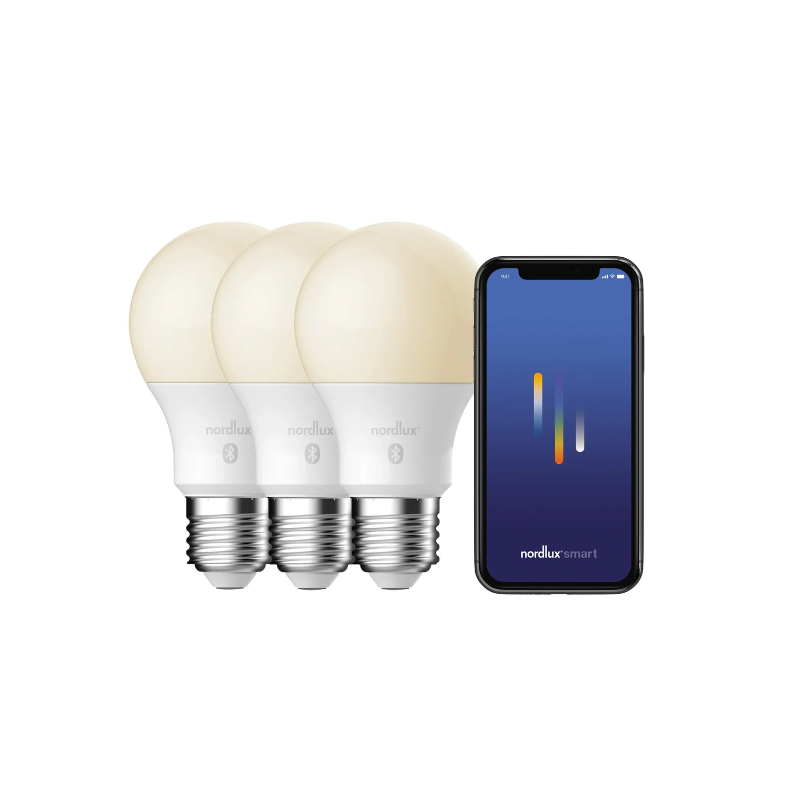 Nordlux sijalica Smart E27 3-pack A60 2200-6500 Kelvin 900 Lumen Bela