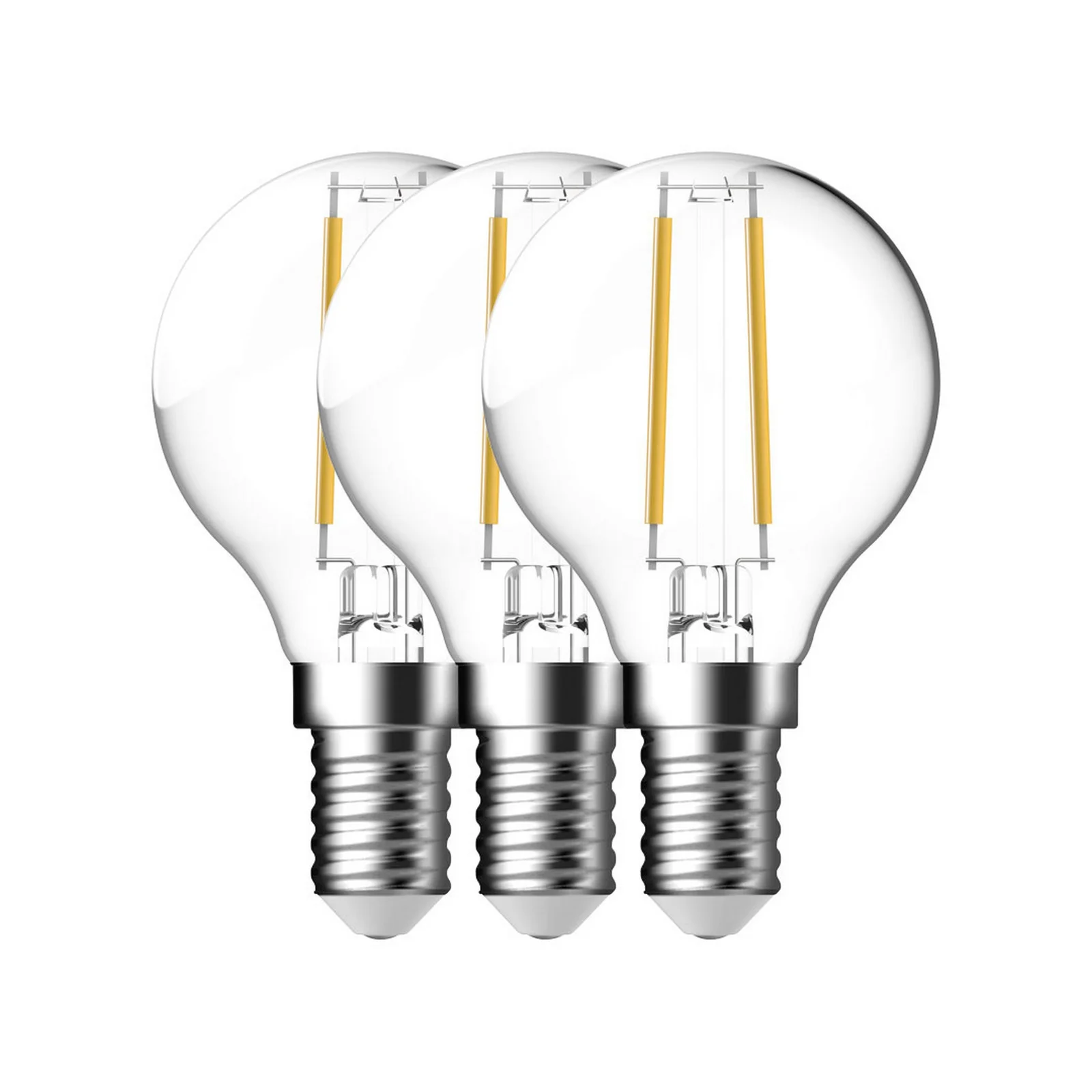 Energetic sijalica E14 3-pack G45 2700 Kelvin 470 Lumen Transparentna