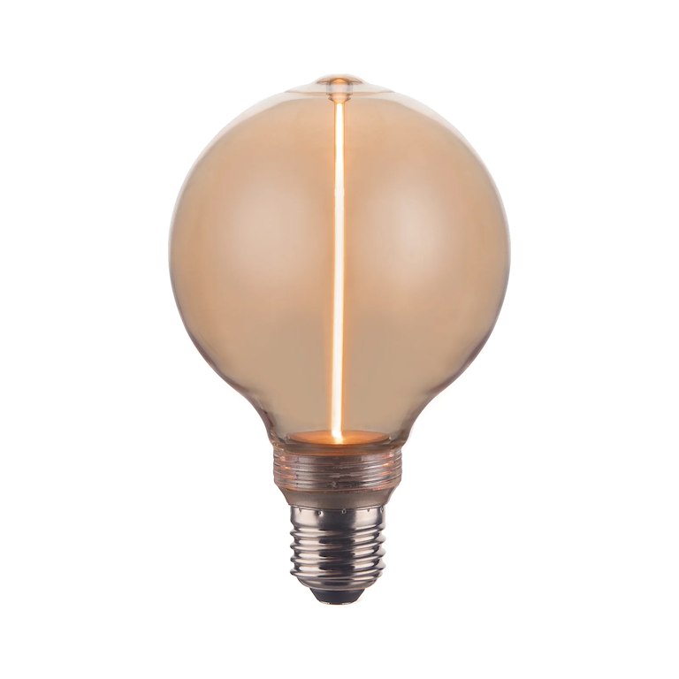 Nordlux sijalica Deco E27 G95 Dash Dim 1800K Kelvin 110 Lumen Ćilibarna
