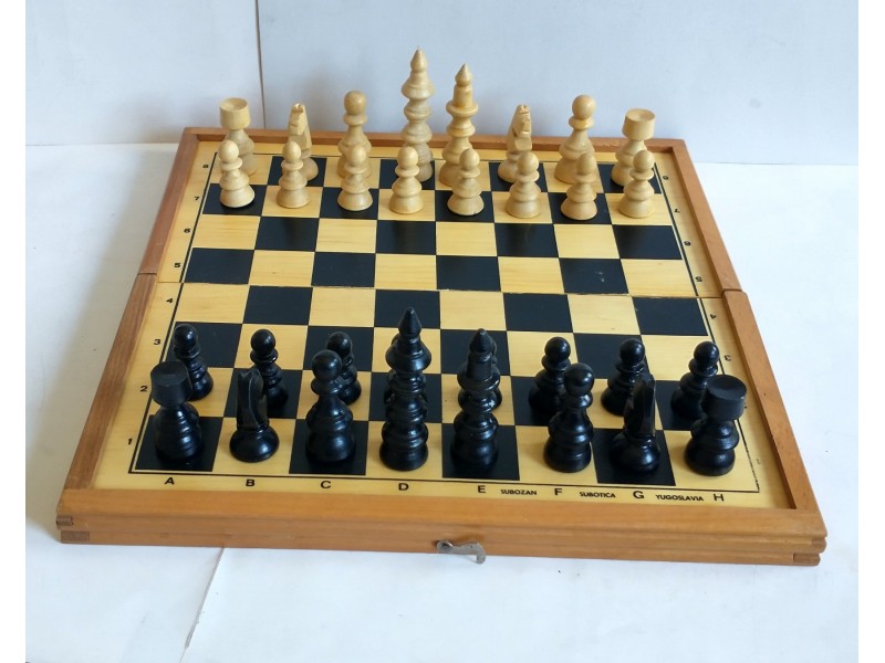 igra stari šah SUBOZAN - pionir 2 Made in Yugoslavia