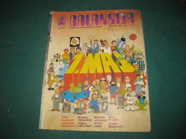 Galaksija br.109 (1981) časopis za popularizaciju nauke