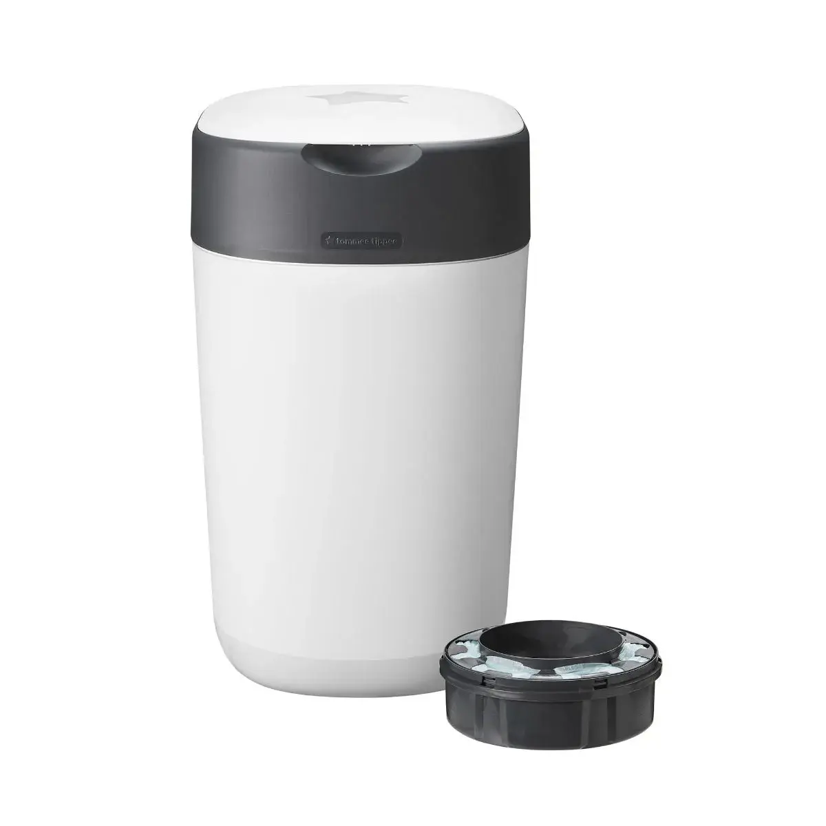 Tommee Tippee Korpa za pelene Sangenic Twist & Click + 4 patrone, Bela