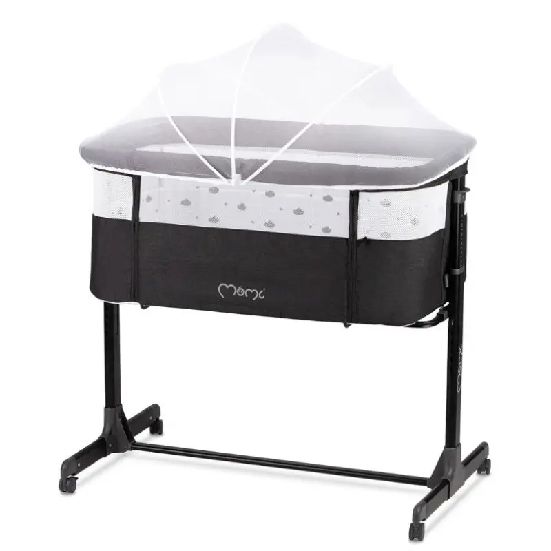 MoMi Revo kolevka za bebe Dark Grey, 0m+