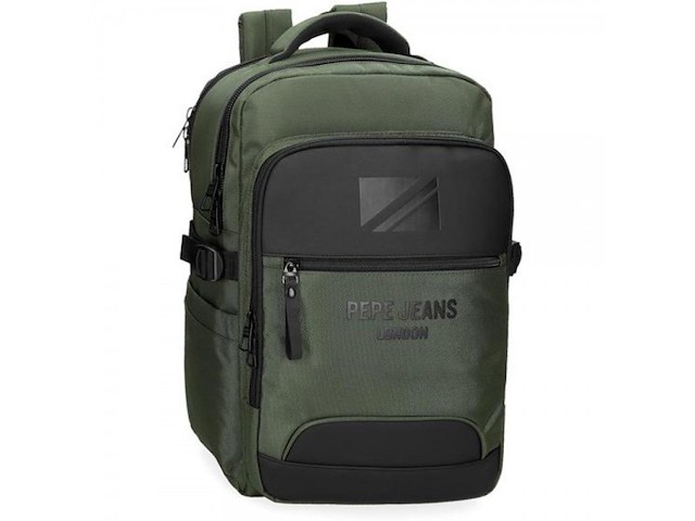Ranac 40cm sa pregradama za laptop i tablet PJL Bromley green 70624