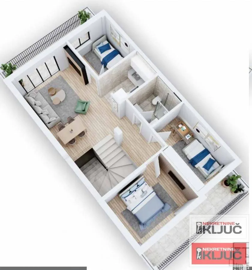 Prodaja, trosoban stan, 80m2, Sremska Kamenica, Petrovaradin, Novi Sad