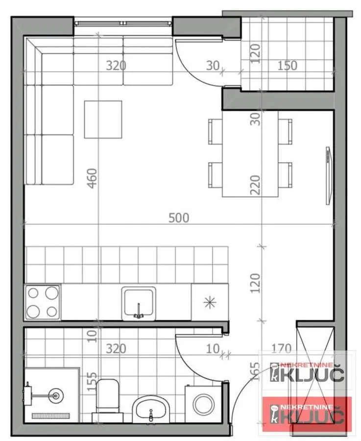 Prodaja, jednosoban stan, 30m², Sremska Kamenica, Petrovaradin
