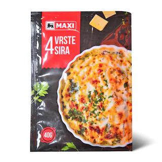Zacin za 4 vrste sira Maxi 40g