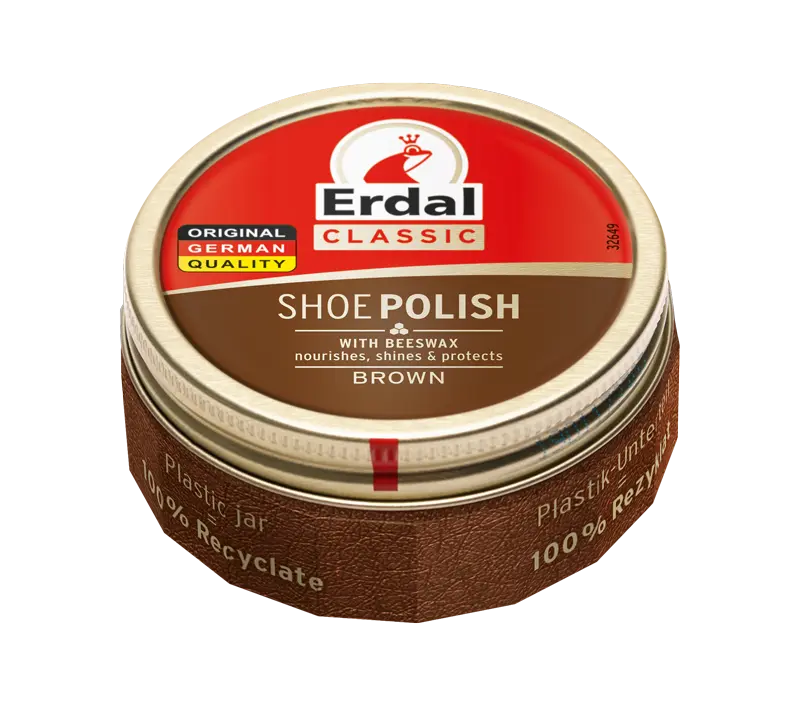 Erdal Krema za negu i poliranje obuće, 55ml, Braon