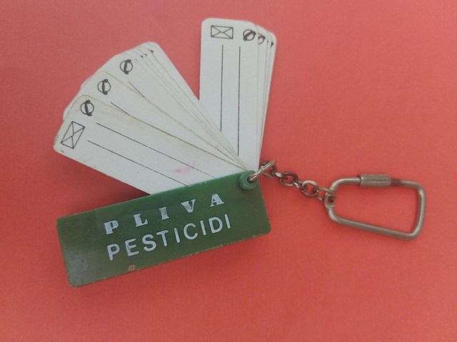 PLIVA PESTICIDI-PRIVEZAK ZA KLJUČEVE SA TEL. IMENIKOM