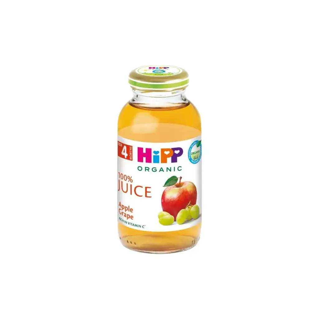 HiPP Voćni sok Bio, Jabuka i grožđe, 200 ml