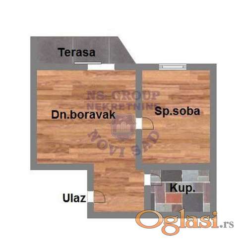 Dvosoban - 39m2 - Bulevar Patrijarha Pavla