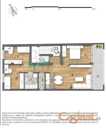 Novi Sad, Telep - Četvorosoban stan u izgradnji, parking mesto uključeno u cenu