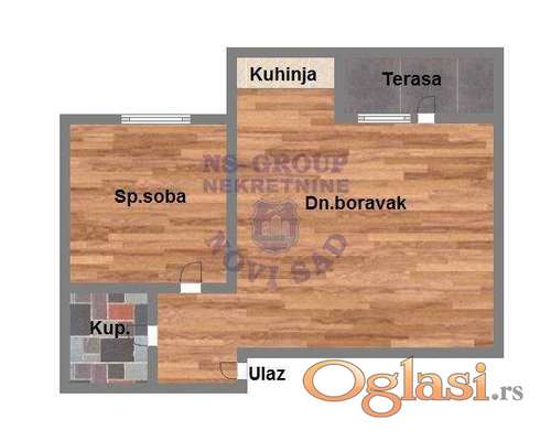 Dvosoban - 41m2 - Vet. rampa - PDV