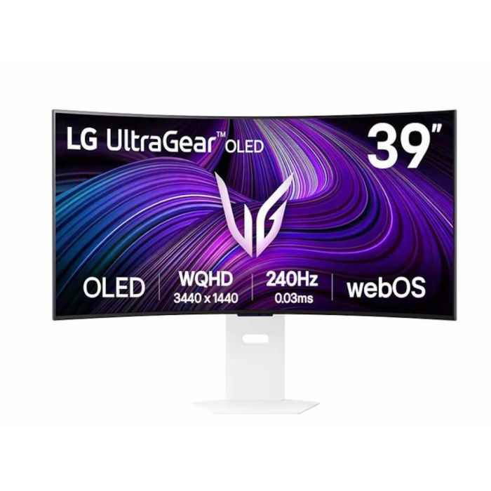 Monitor LG UltraGear 39GX90SA 39"/OLED,zakrivljen,21:9/3440x1440/240Hz/0,03ms GtG/HDMIx2,DP,USB/bela