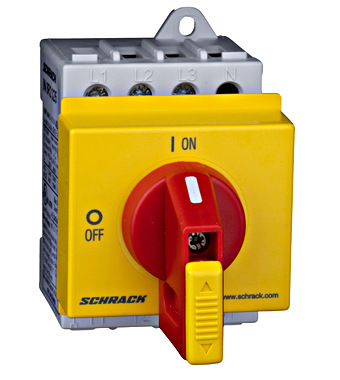 Ugradna sklopka 0-1/40A(AC21)/3p/15kW(400V) na DIN šinu ž/c