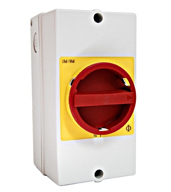 Greben. skl. 0-1/3P/25A+2 pom. kont.,PE-stezaljka u kućištu
nazivna struja: 25A, AC23a: 7.5kW [380-440V AC] | AC3: 5.5kW [380-440V AC] | VDE 0660 dio 107, IEC/EN60947-3, integrirani pomoćni konta...