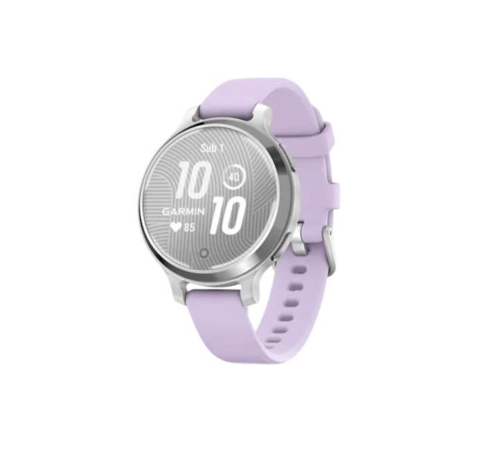 Garmin Smart sat Lily 2 Active Silver - Ljubičasta silikonska narukvica 010-02891-01