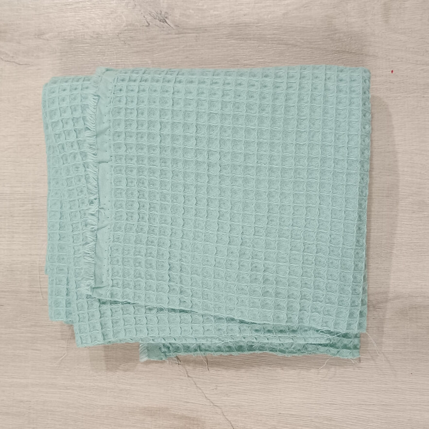 Parče pamuk waffle mint 35×160