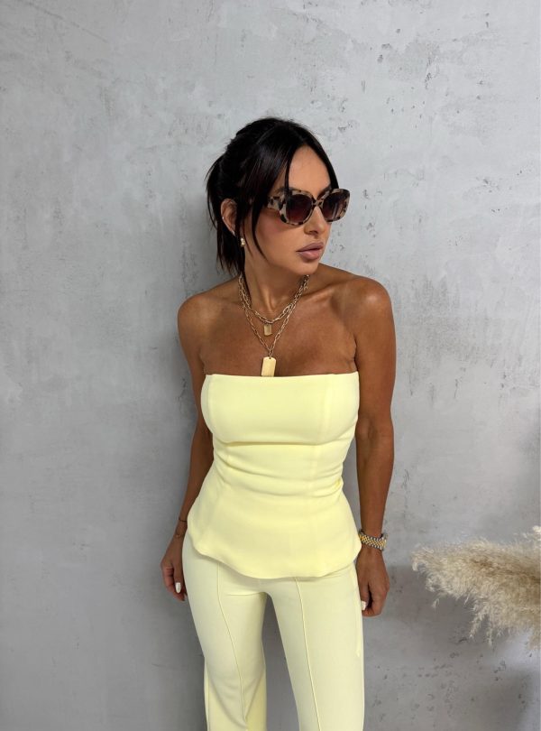 PAMELA YELLOW trendi korset
