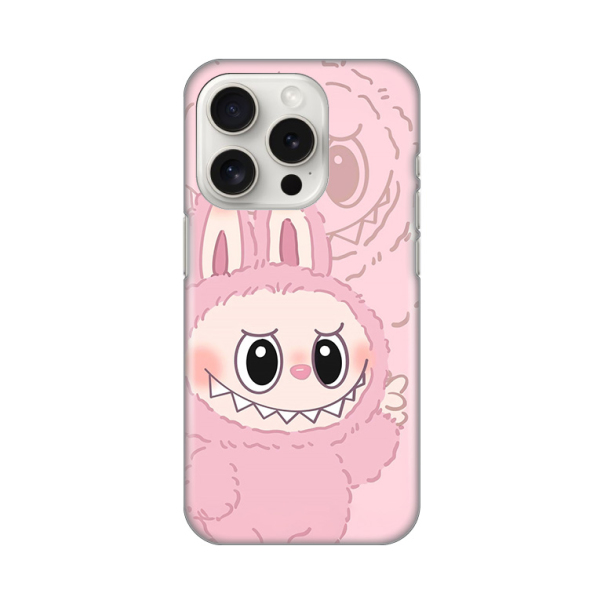 Maska za iPhone 15 Pro 6.1 Silikonska Print La Bubu Pink