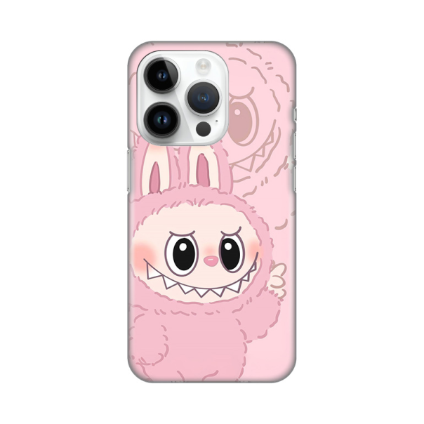Maska za iPhone 14 Pro 6.1 Silikonska Print La Bubu Pink