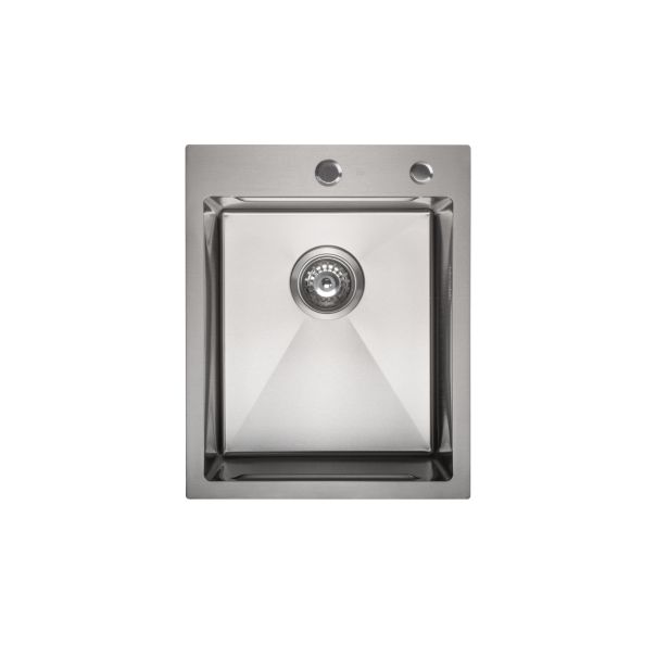 SANDONNA Inox sudopera sa dozerom i korpicom 40x50cm HD4050R, hrom
