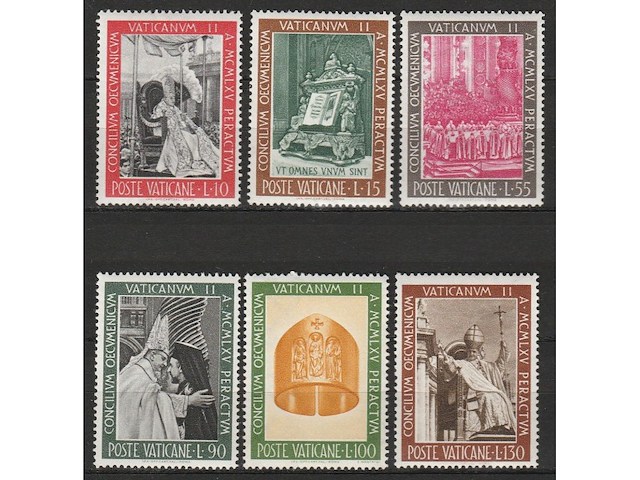 Vatican City-1966-Closure of the ecumenical council-MNH