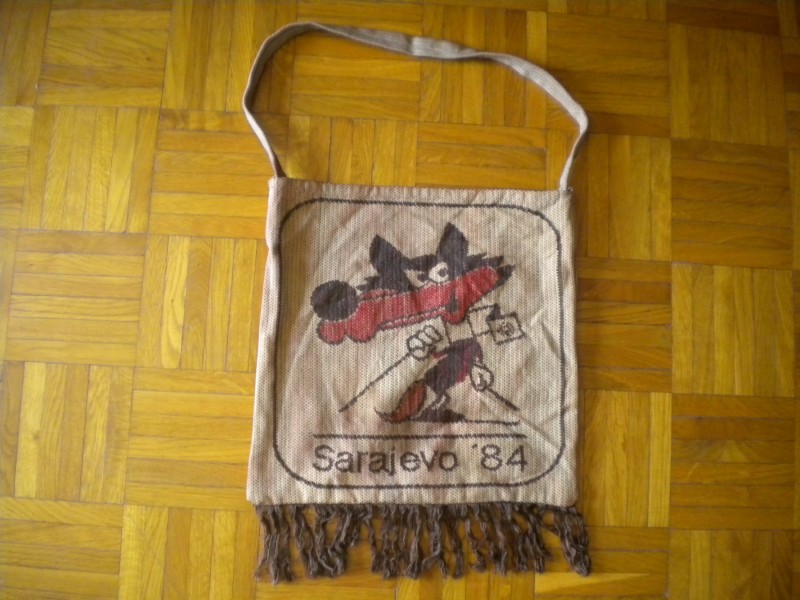 VUČKO, SARAJEVO 84, platnena tasna RETRO